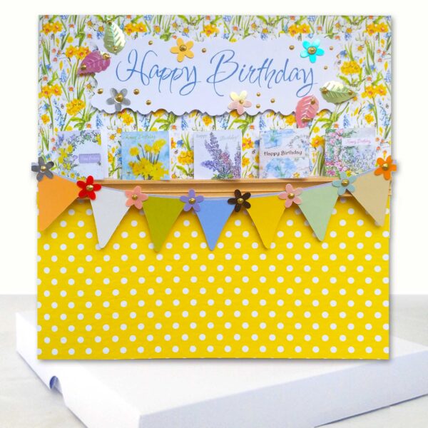 Luxury Spring Birthday Boxed Card Customisable Option