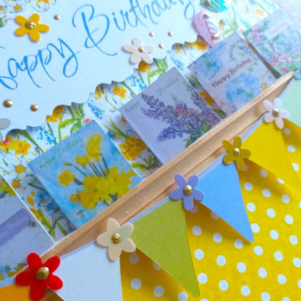 Luxury Spring Birthday Boxed Card Customisable Option